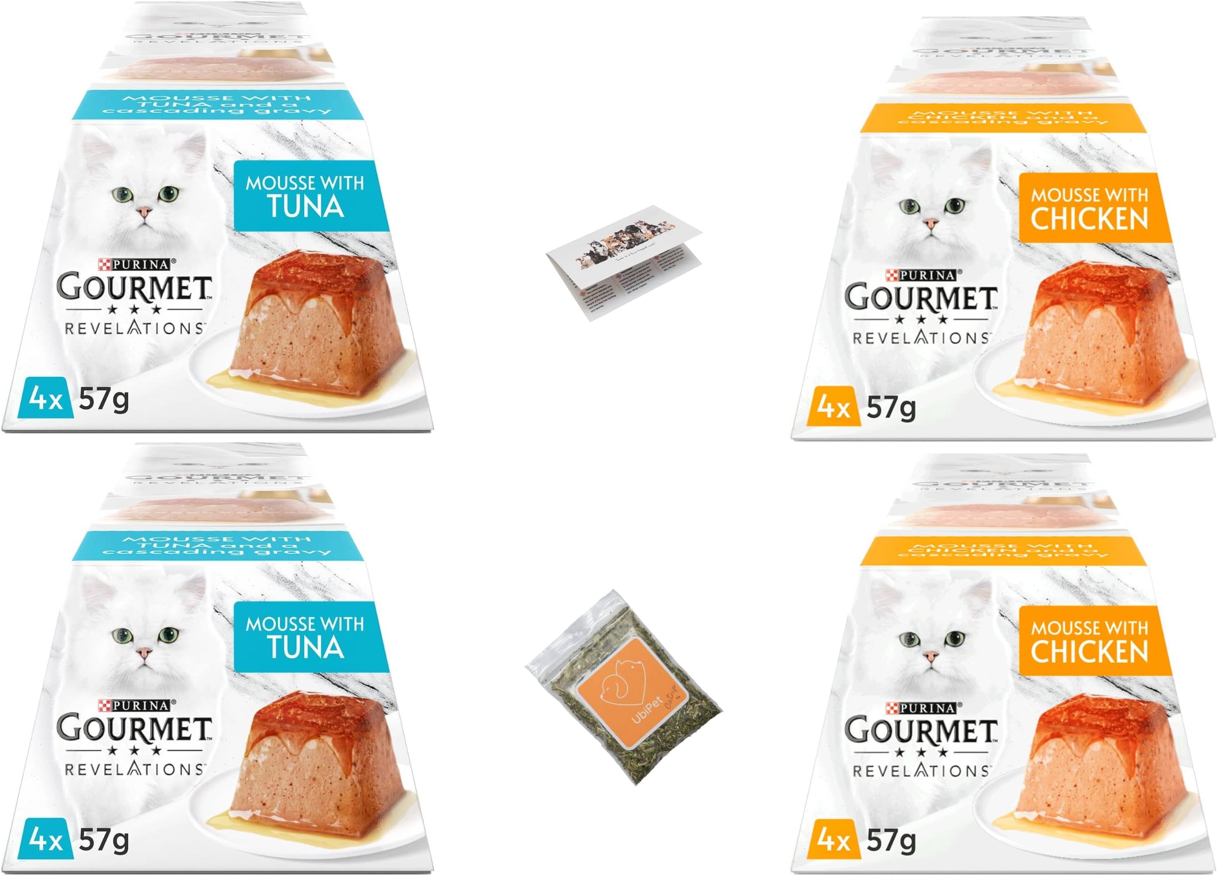Gourmet Revelations Mousse Cat Food Tuna 4x57g, Pack of 6 : Amazon.co ...