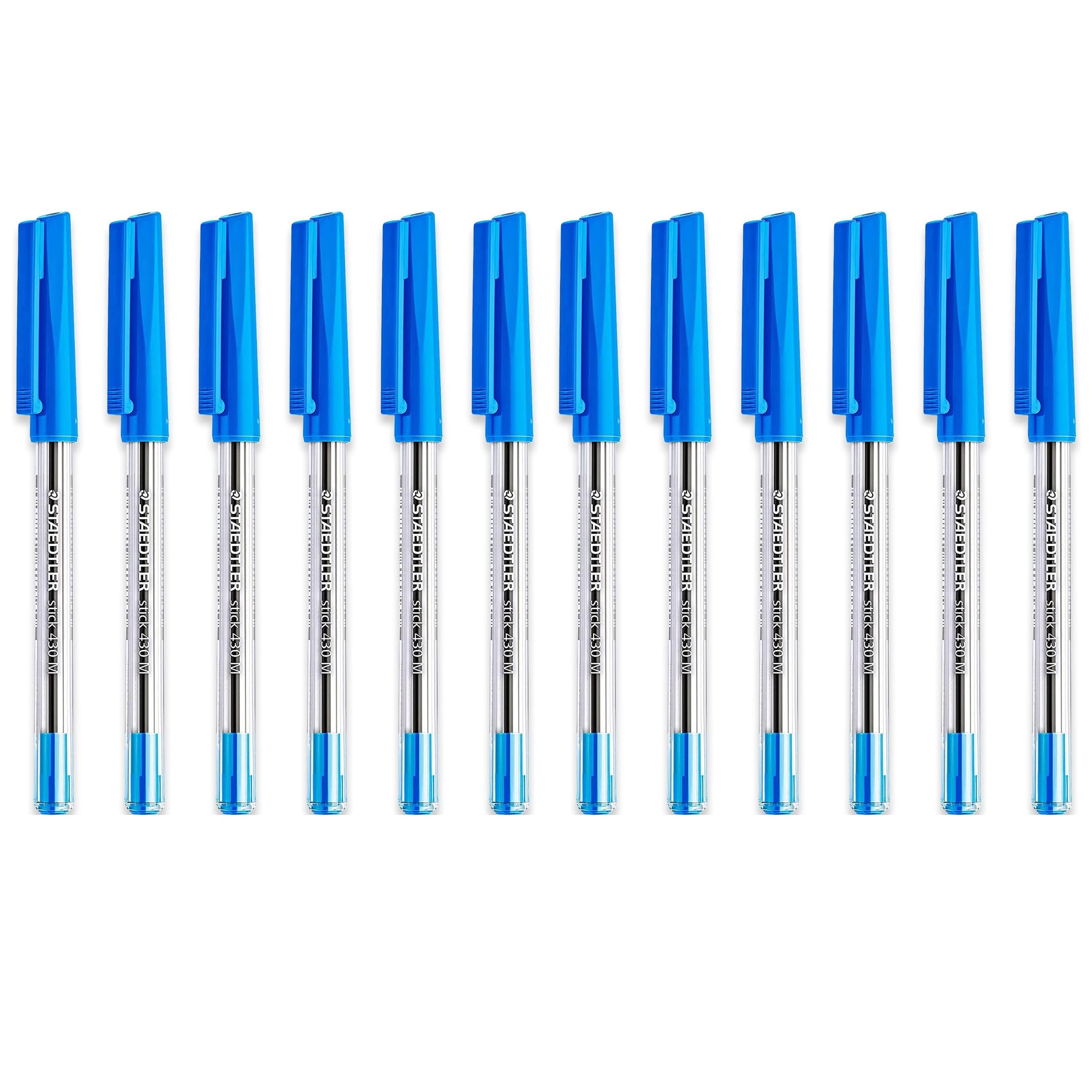 Amazon.com : STAEDTLER Medium 0.5mm 430 M Stick Ballpoint Pens Writing ...