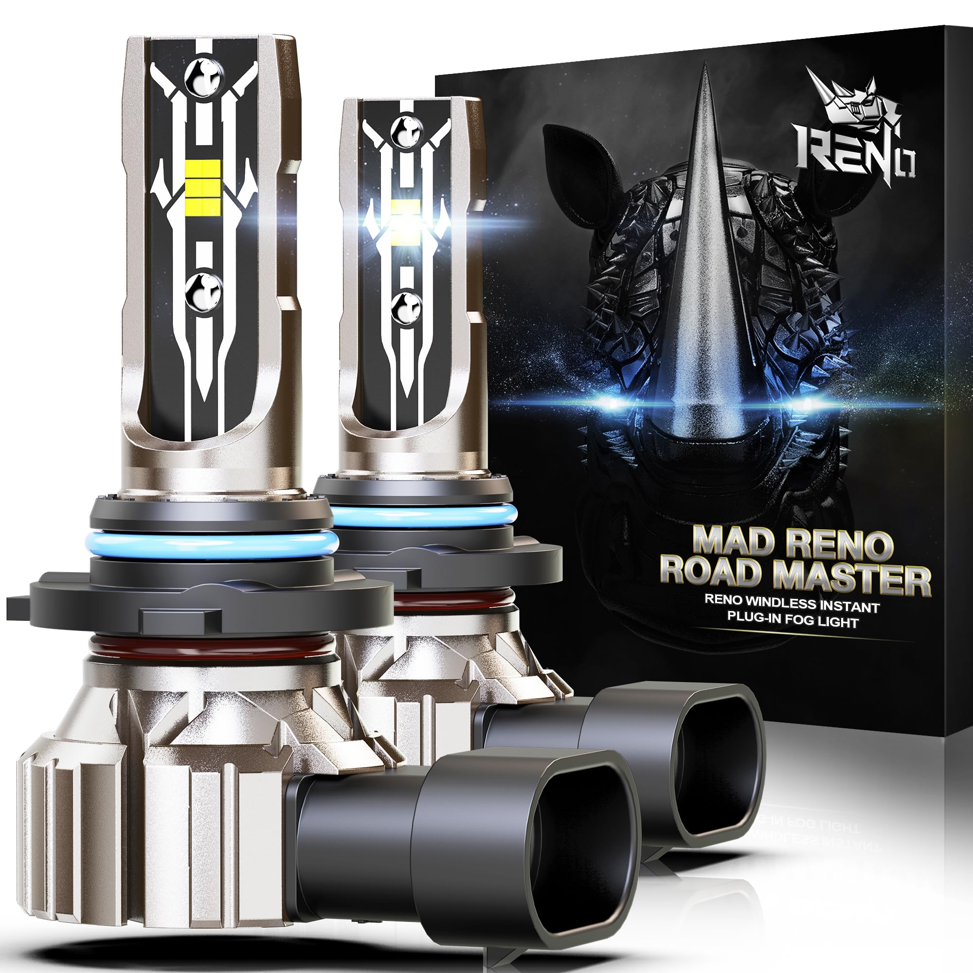 Amazon.com: RENO 9006 Bulb, 9006 Fog Lights Bulb, 9006 Light Bulbs HB4 ...