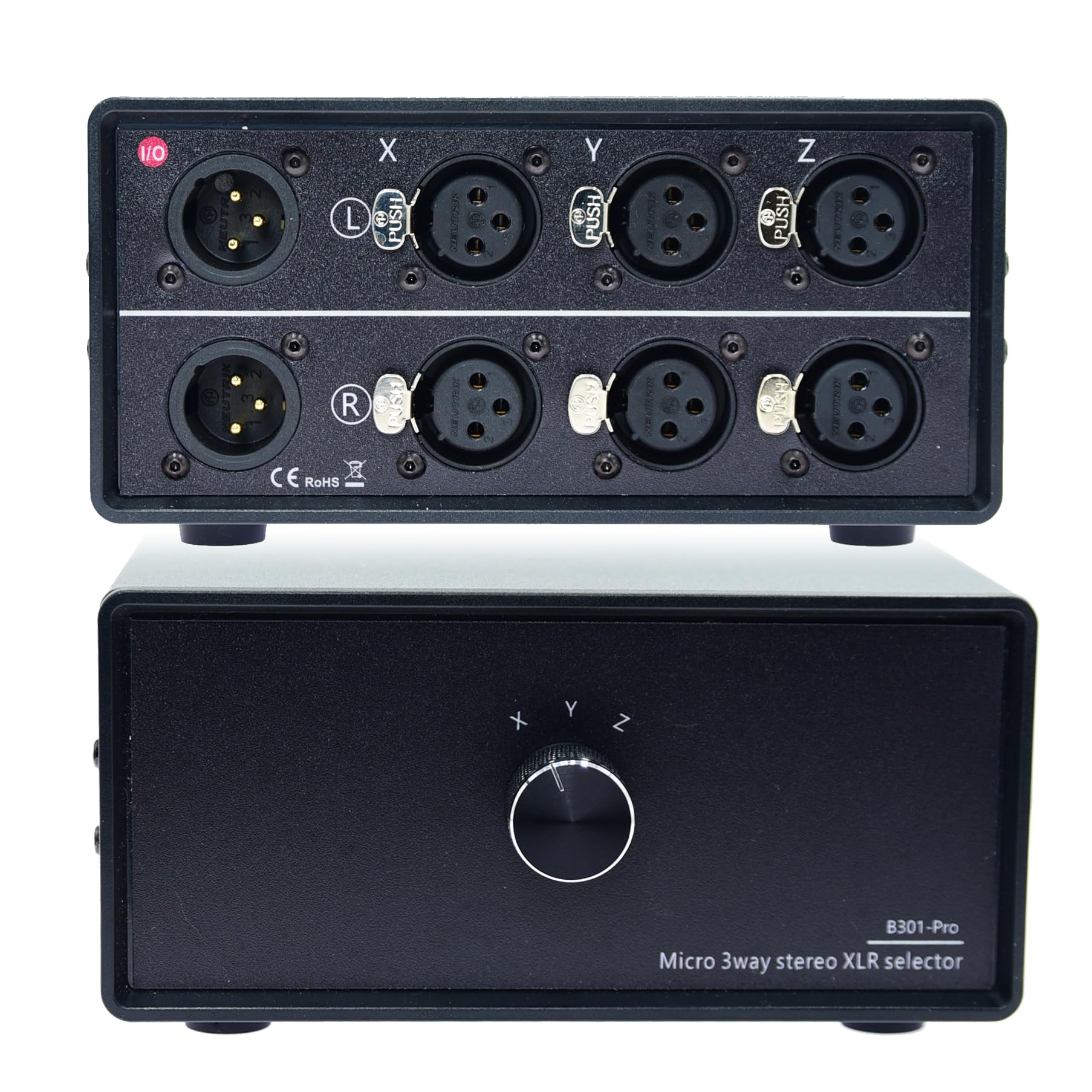 Amazon.com: No External Power No Noise 3 in 1 Out XLR Audio Selector ...