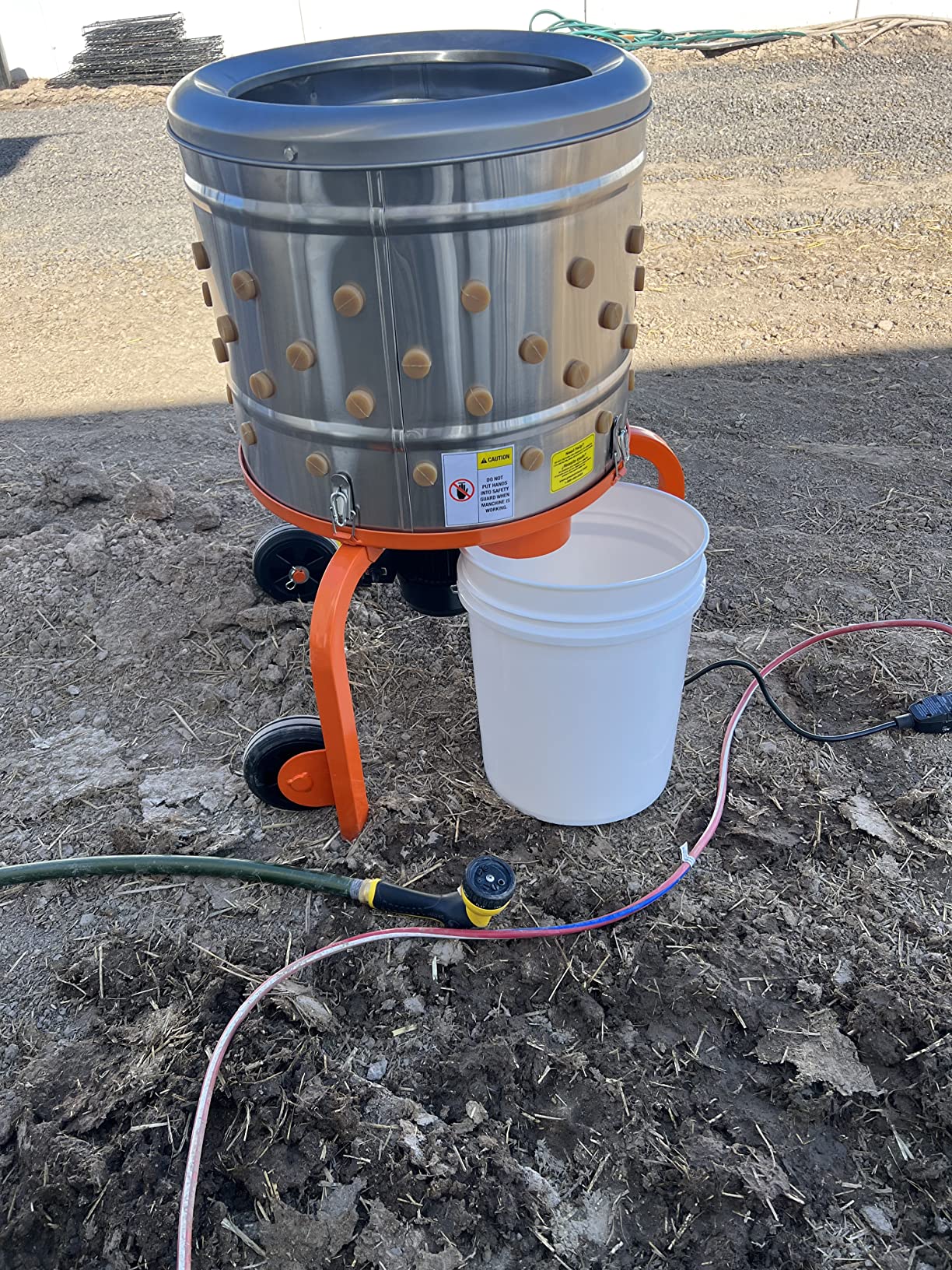 Amazon.com: SuperHandy Chicken Plucker 1HP 120VAC - Electric Stainless ...