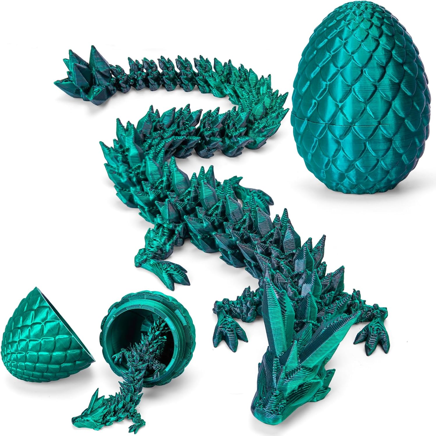 Amazon.com: TBOLINE 12" 3D Printed Dragon Egg, Cool 3D Printer ...