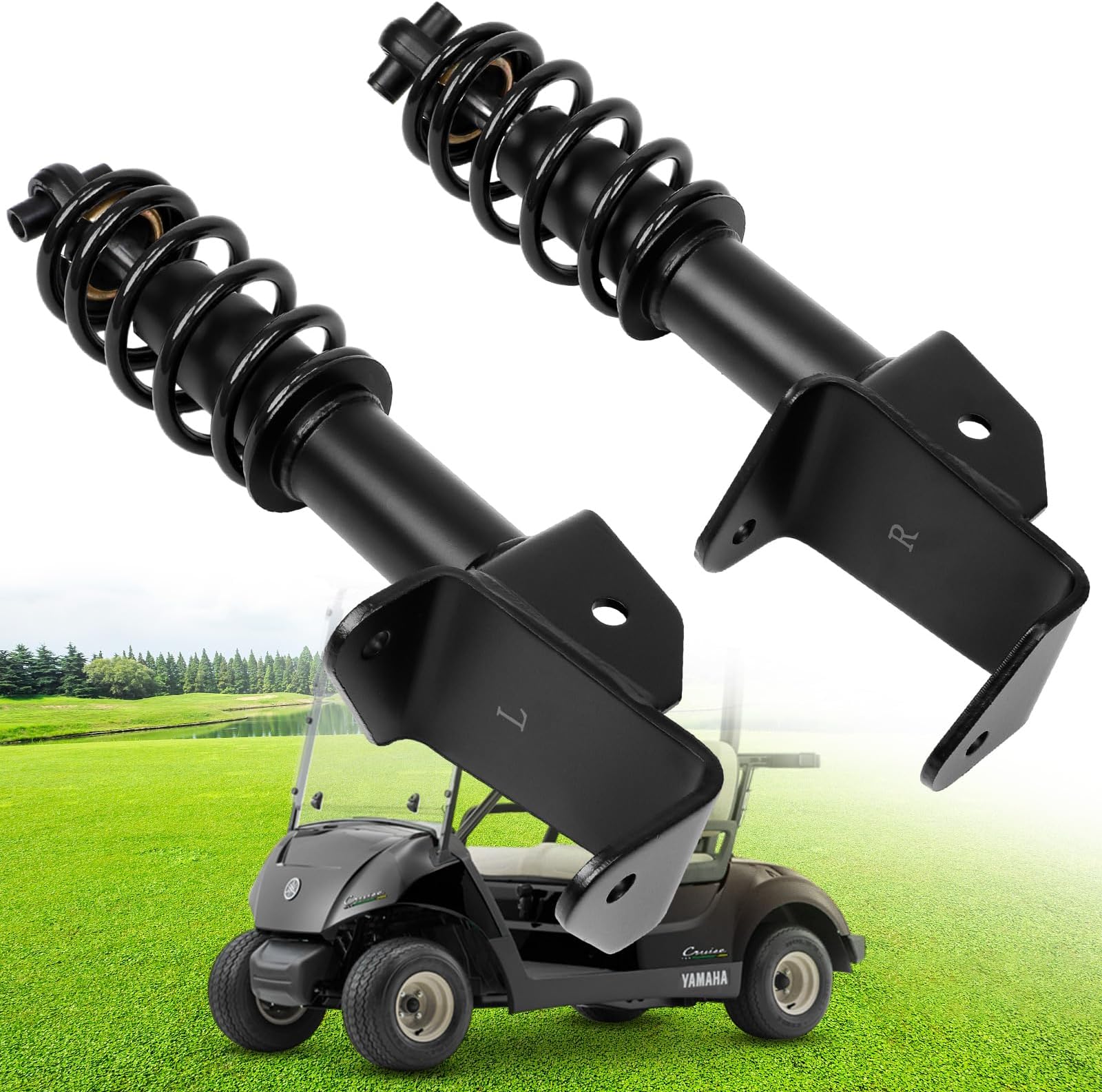 Amazon.com: Yamaha Front Shocks Absorbers Set Fit Yamaha G29 Drive 2007 ...