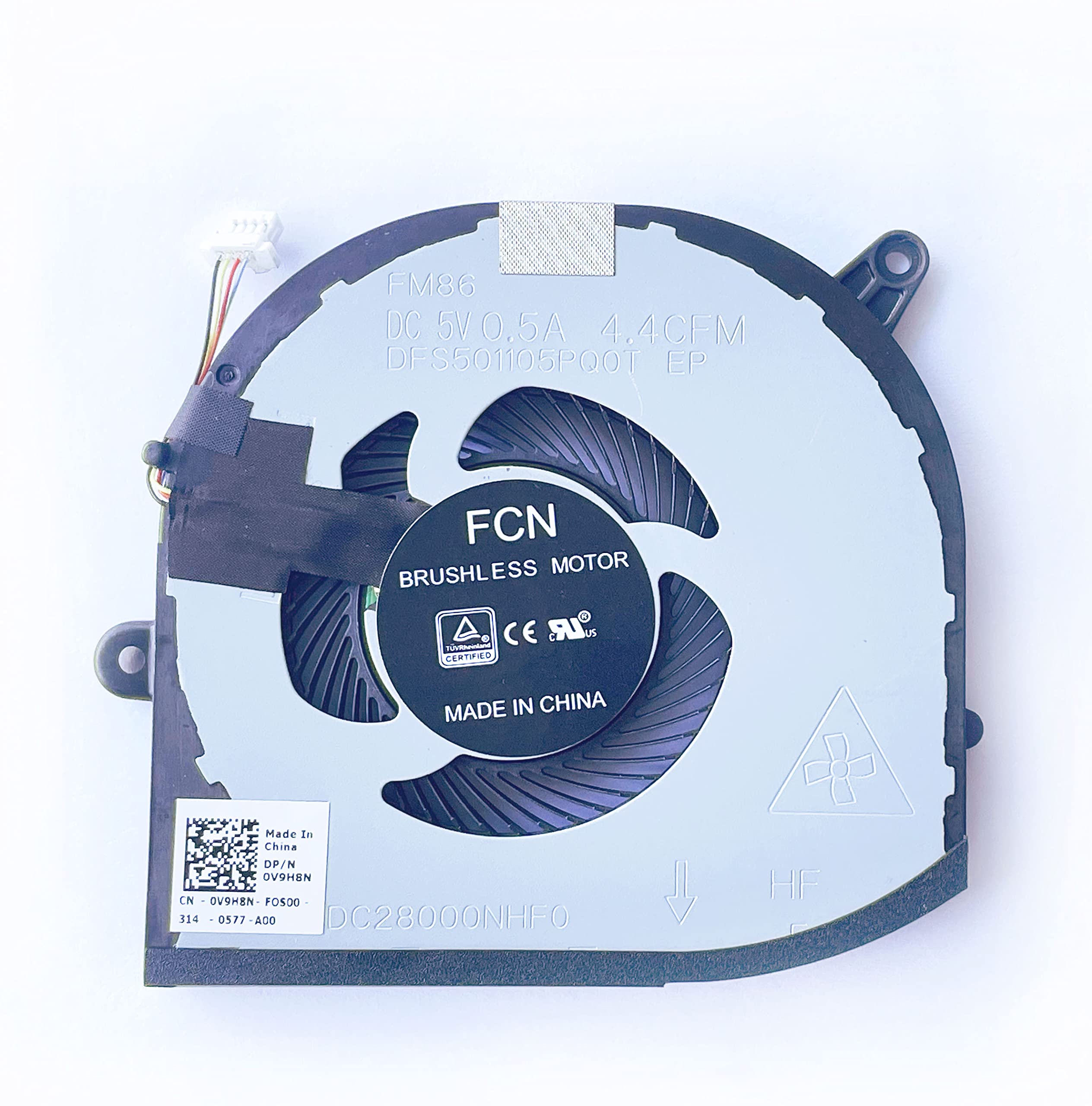 Laptop Fan 1 Pair) New CPU GPU Cooling Fans Intended For Dell XPS 15 ...