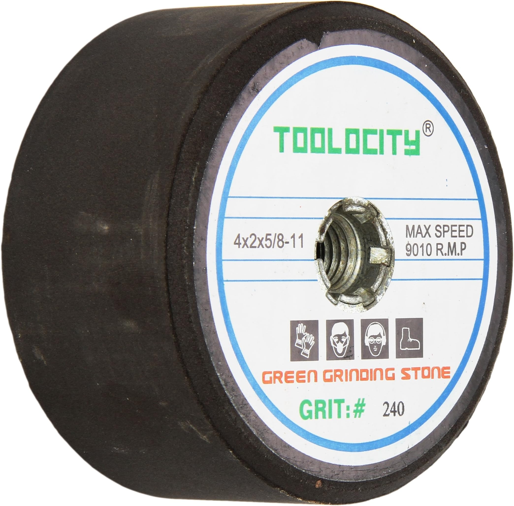Amazon.com: Toolocity GSB0080G 4-Inch Green Grinding Stone 80 Grit with ...