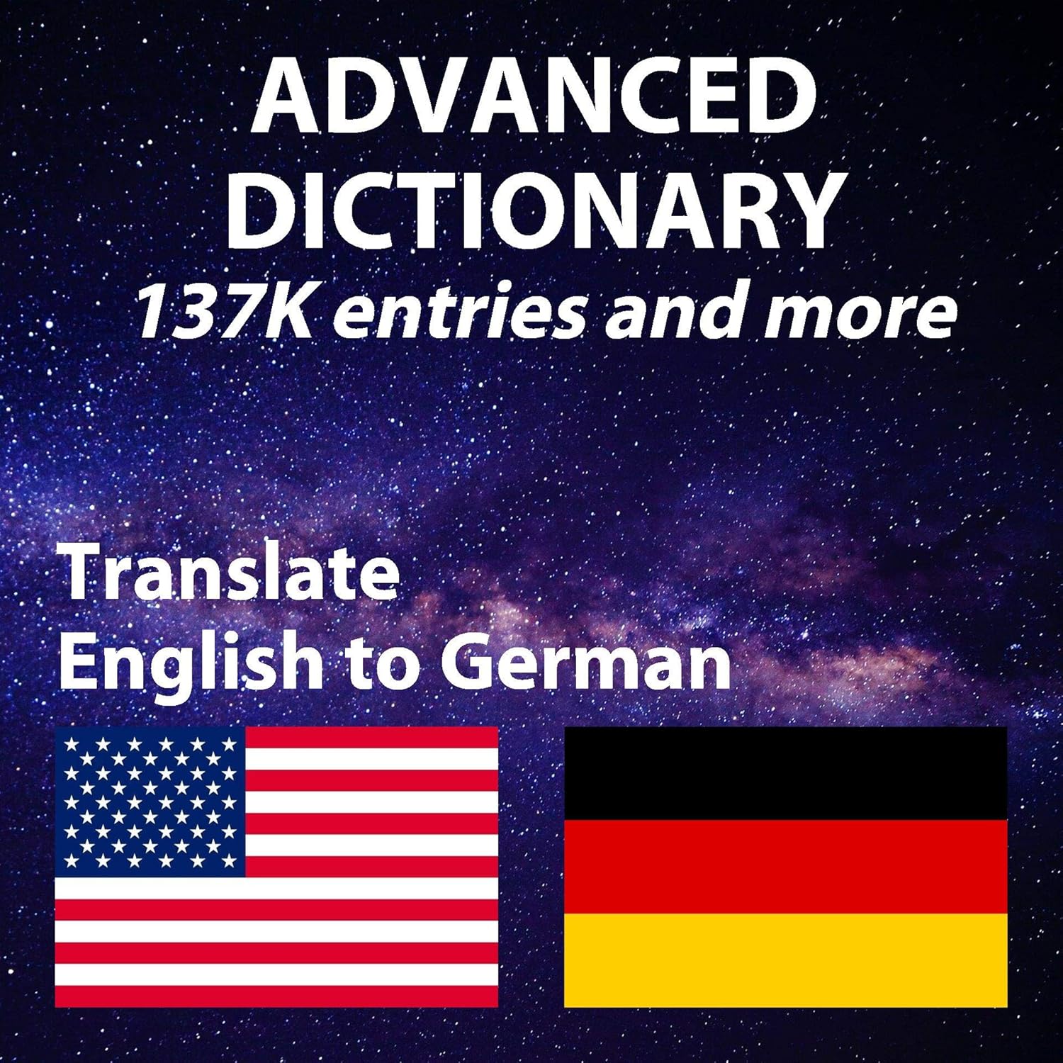Advanced English German Dictionary, has both English and German ...