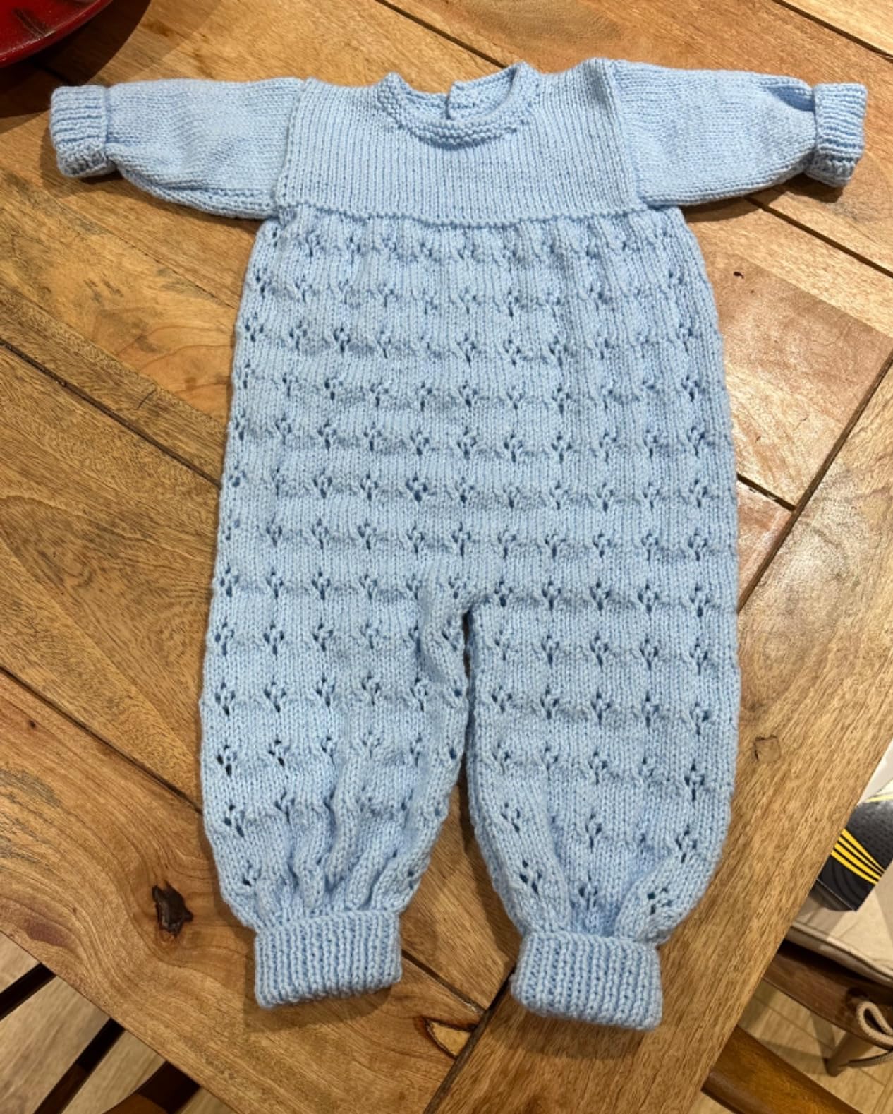 Knitting Pattern for Babies Playsuit and Hat, Baby Knitting Pattern ...
