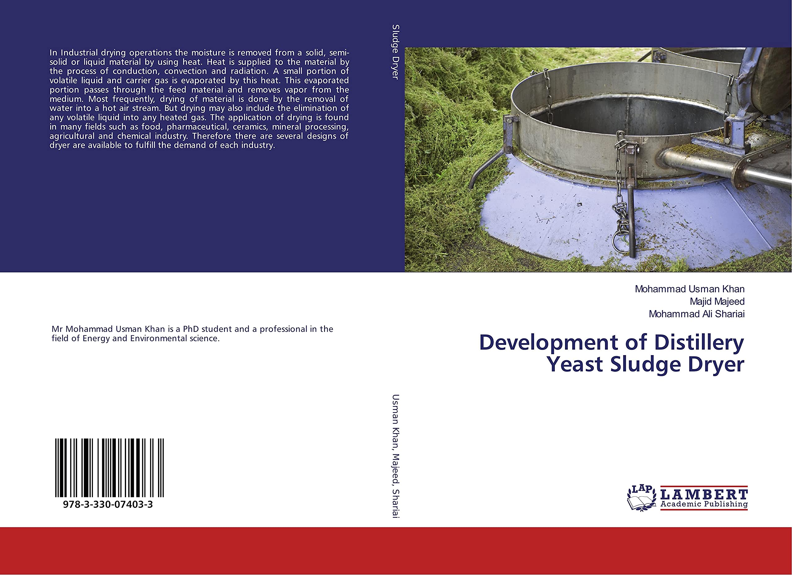 Development of Distillery Yeast Sludge Dryer : Mohammad Ali Shariai ...