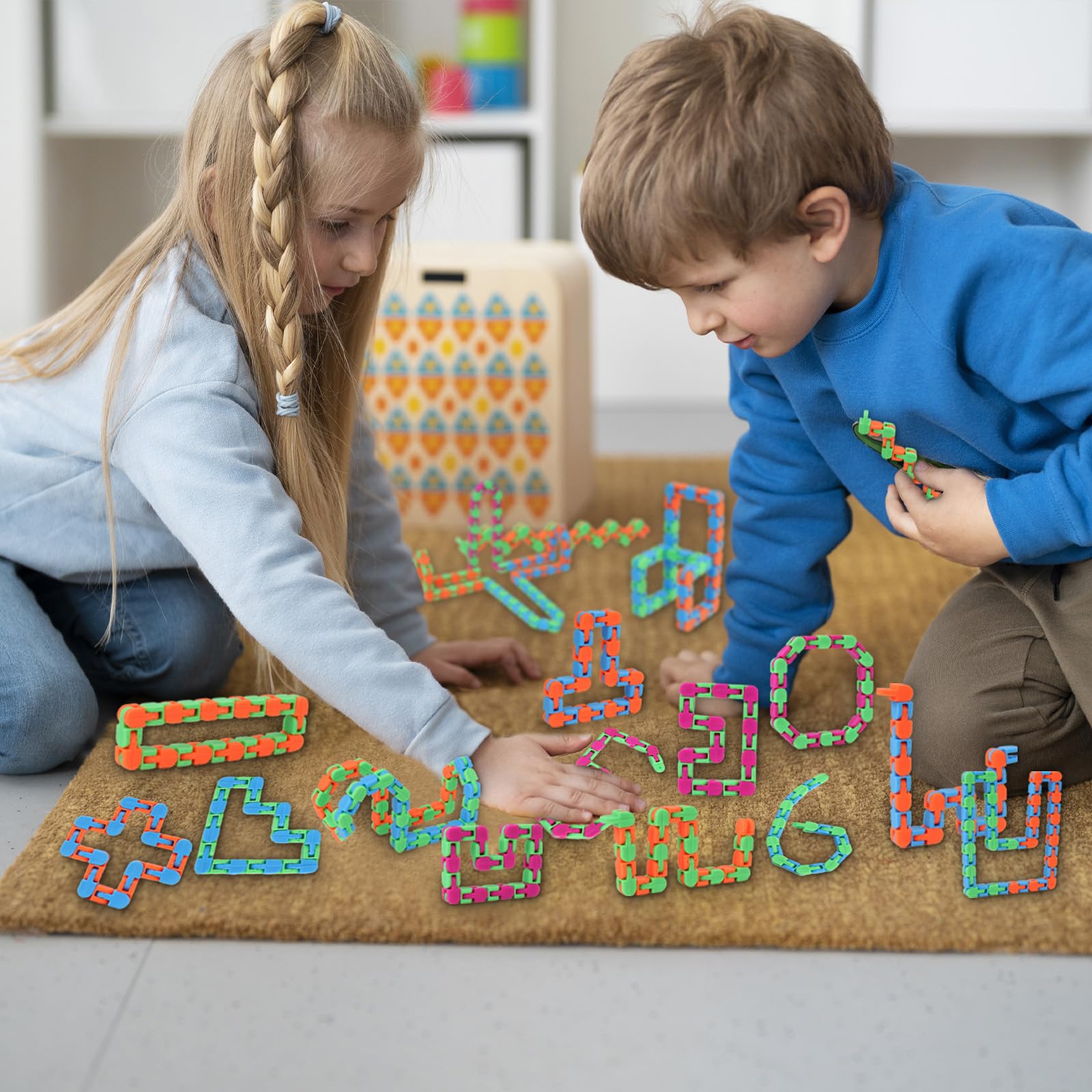 Snapklik.com : 56Pack Fidgets Wacky Tracks Fidget Toy Bulk For Kids ...