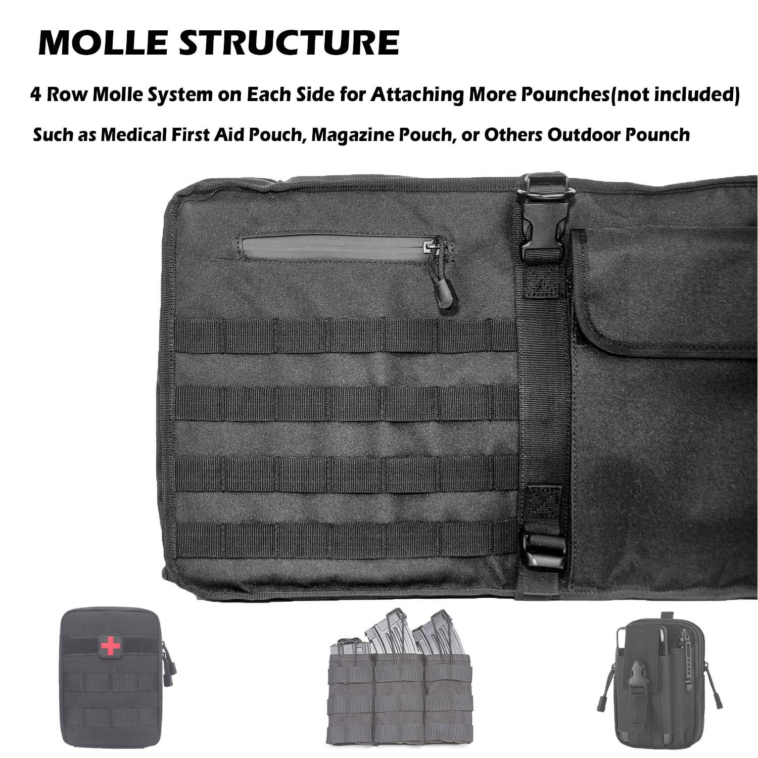 Rifle Case Soft ShotGun Bags for UTV Gun Rack Storage, Waterproof Dust ...