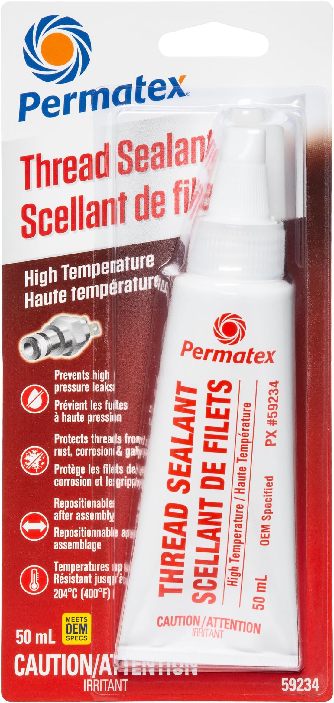 Rectorseal 23710 Tube T Plus Joint d'étanchéité pour filetage de tuyau ...