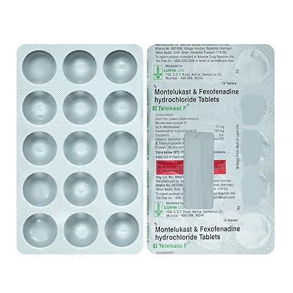 Telekast F - Strip of 15 Tablets : Amazon.in: Health & Personal Care