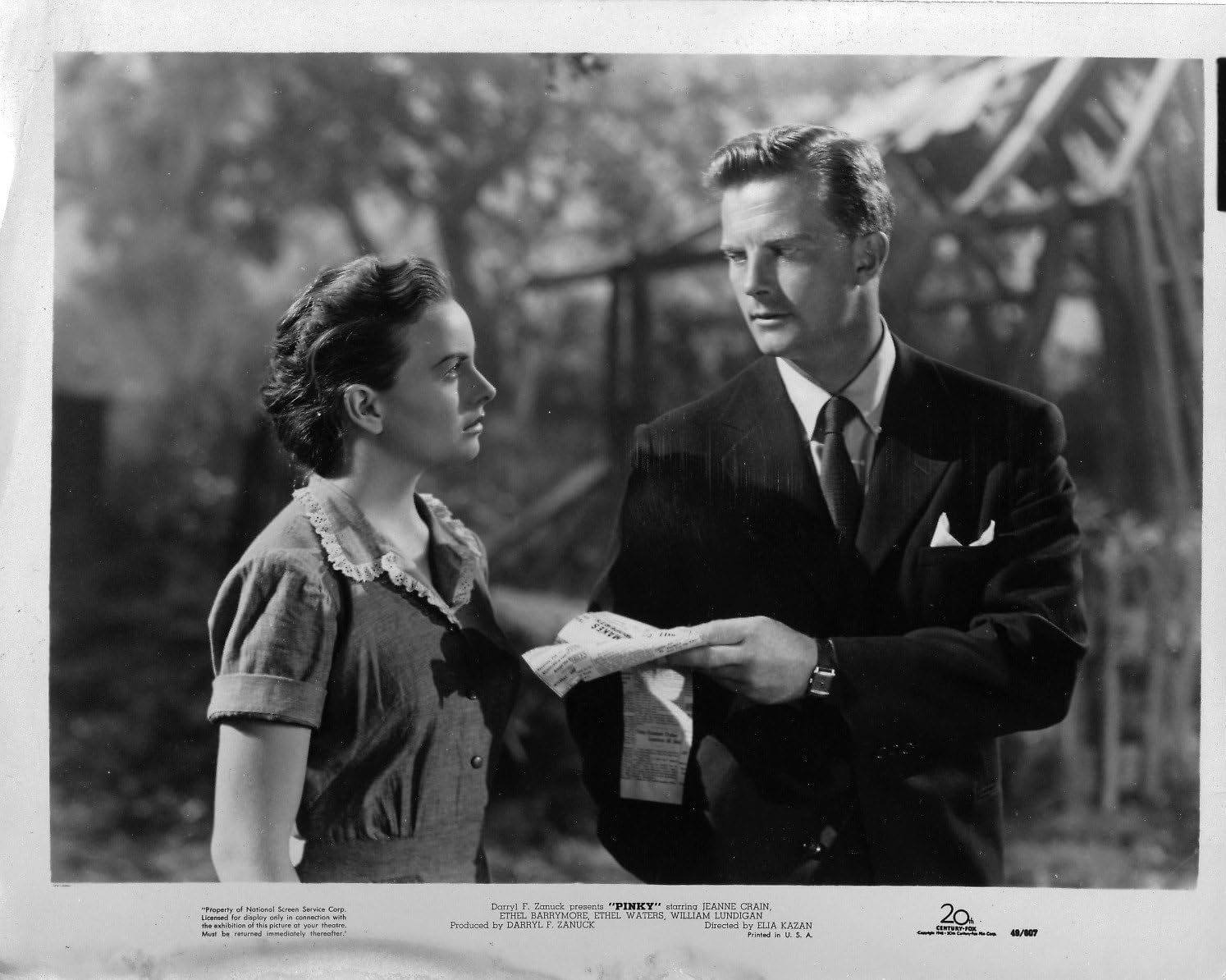 Jeanne Crain William Lundigan Pinky Original 8x10 Photo H7503 at Amazon ...