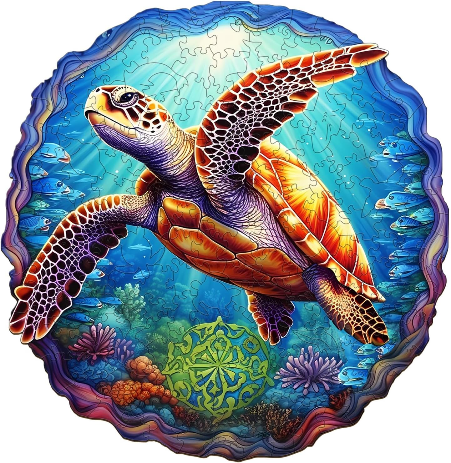 Amazon.com: Masseruon 1000 Piece Puzzle for Adults, 26.6 * 26.6in Deep ...