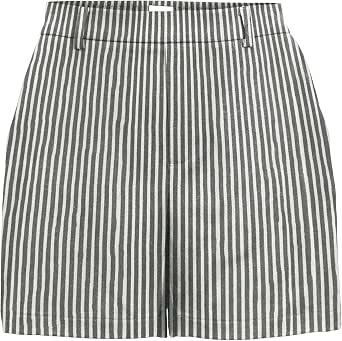 Object Objlisa Women's Mw Re Shorts AOP Noos, Cloud Dancer, 12, Cloud ...