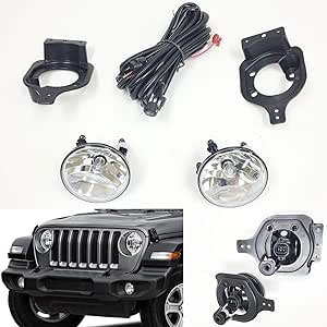 Amazon.com: Mechanic Force Front Bumper Driving Fog Lights Compatible ...