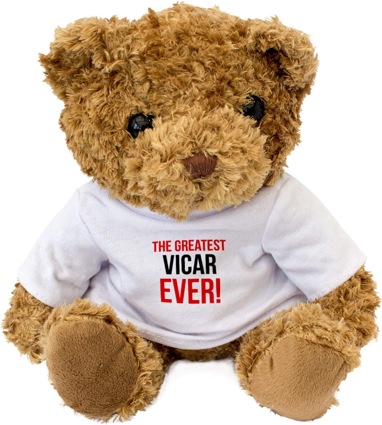 NEW – GREATEST VICAR EVER – Teddy Bear – Cute Soft Cuddly – Award Gift ...