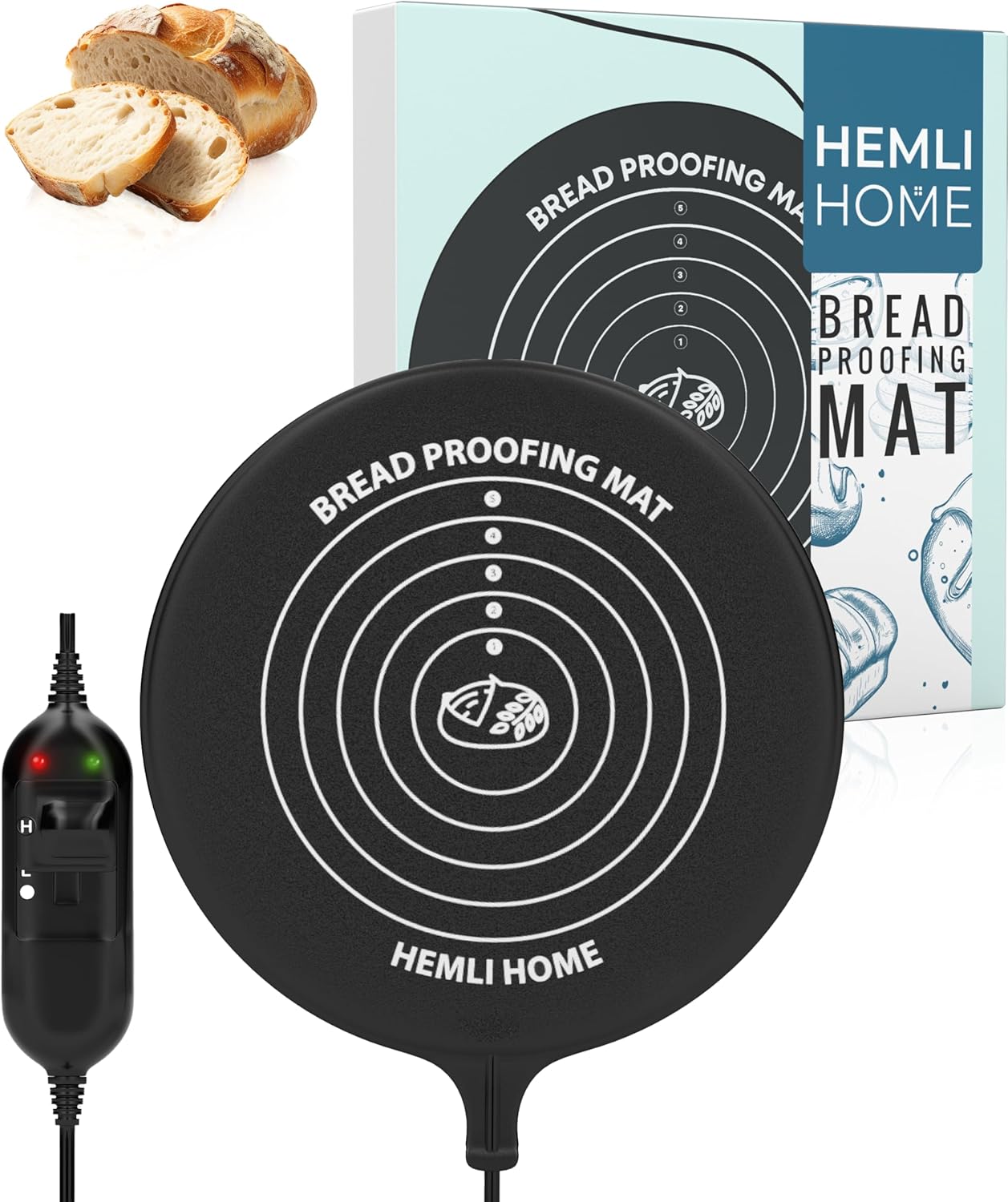 Amazon.com: Bread Proofing Mat, Sourdough Bread Warming Mat, Round ...