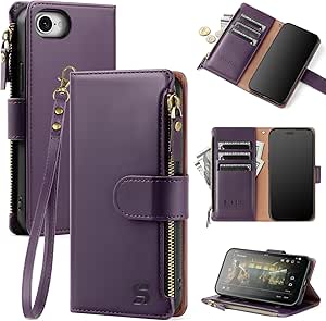 Amazon.com: Shieldtop Compatible with iPhone 16e Wallet Case with Card Holder,Women Men RFID ...