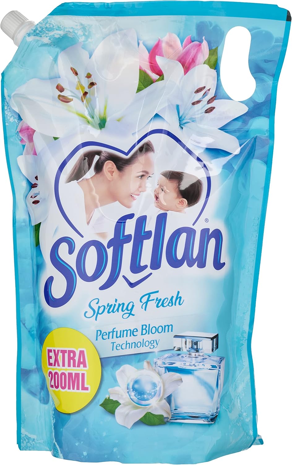 Softlan Anti-Wrinkles Spring Fresh Fabric Softener Refill, 1.6L ...