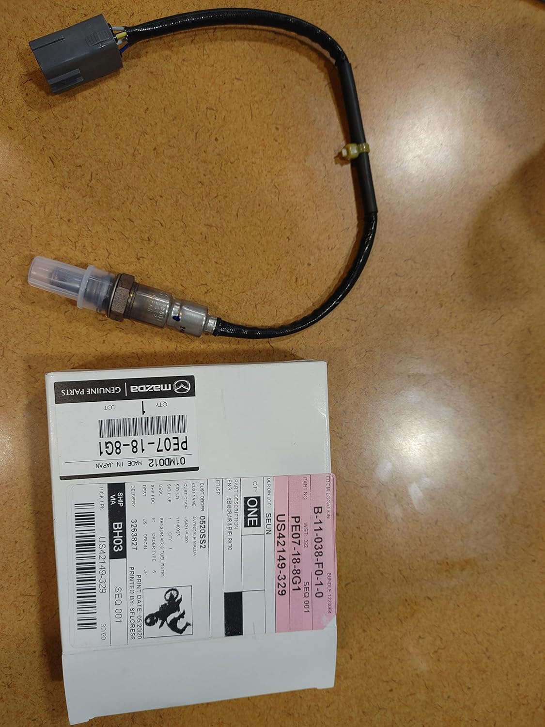 Amazon.com: Mazda PE07-18-8G1 Oxygen Sensor : Automotive