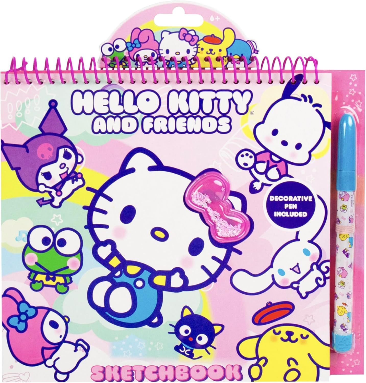 Amazon.com: Hello Kitty and Friends Café Sketchbook, 20-Page Hello ...