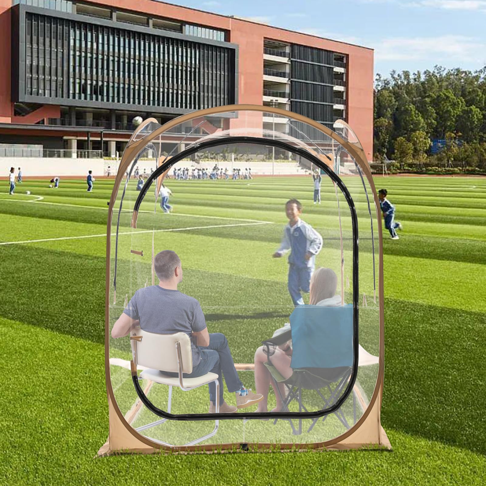 LILYPELLE Sports Tent, Instant Tent Shelter Pop Up Bubble Clear View ...