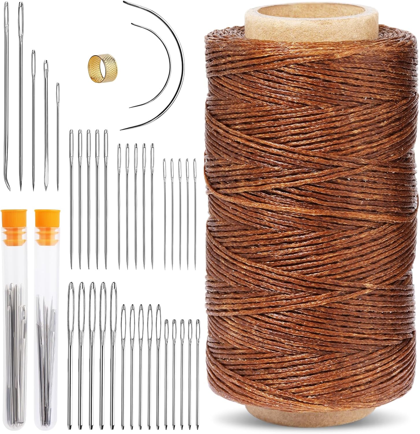 Amazon.com: Upholstery Thread,273 Yards Sewing Waxed Thread 210D Heavy ...