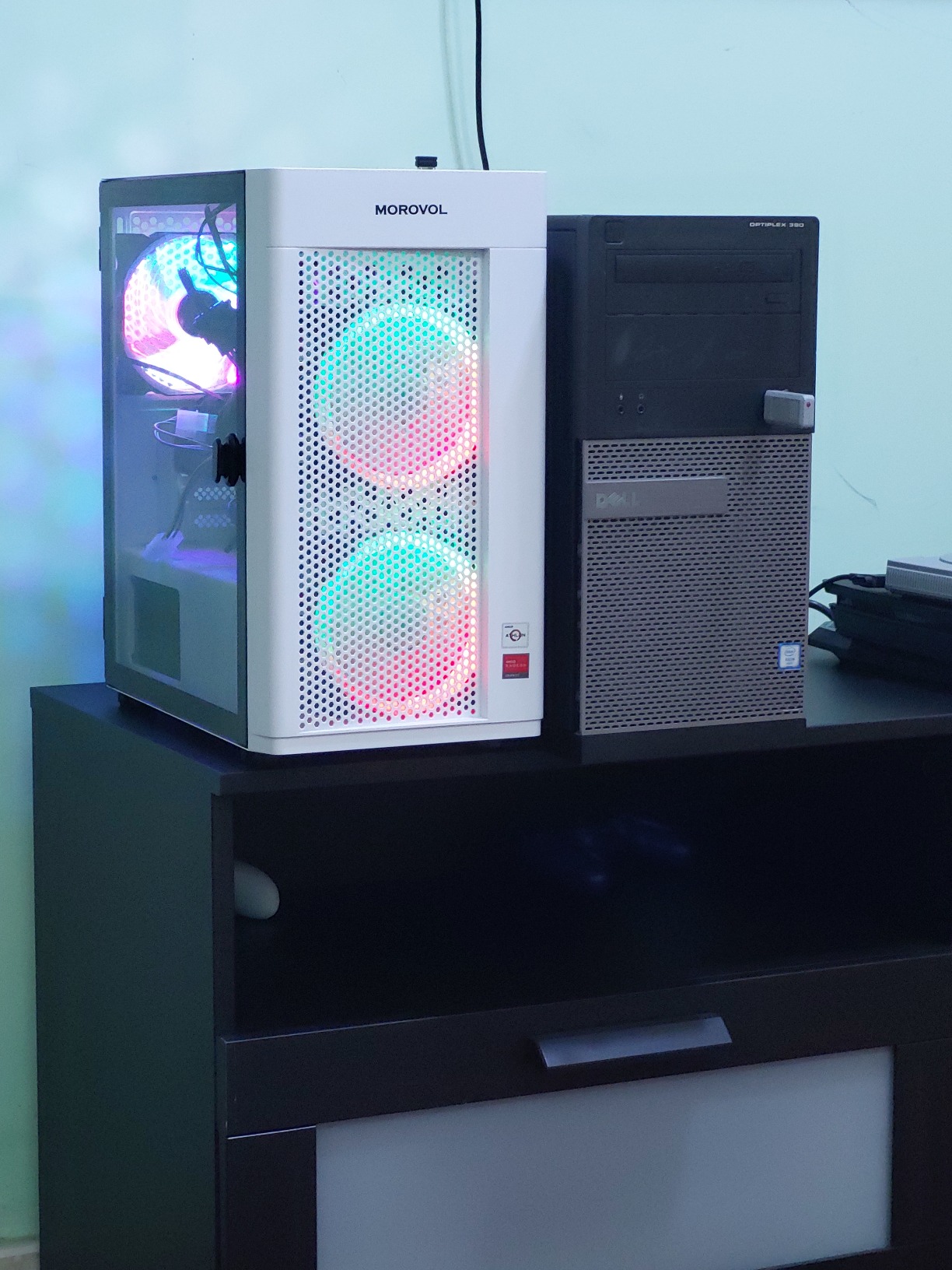 $19/mo - Finance MOROVOL Mesh Micro-ATX Tower Computer Case, 2PCS × ...