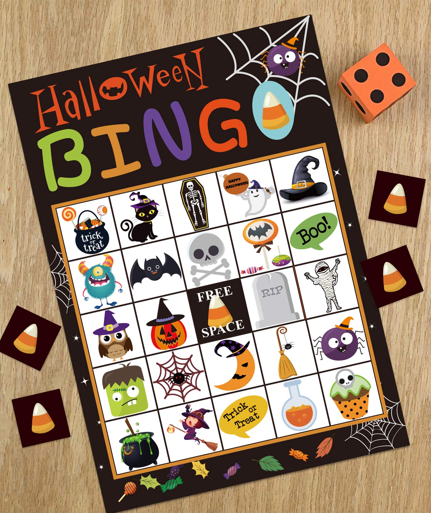 Snapklik.com : Halloween Bingo For Kids Halloween Bingo Cards For Kids ...