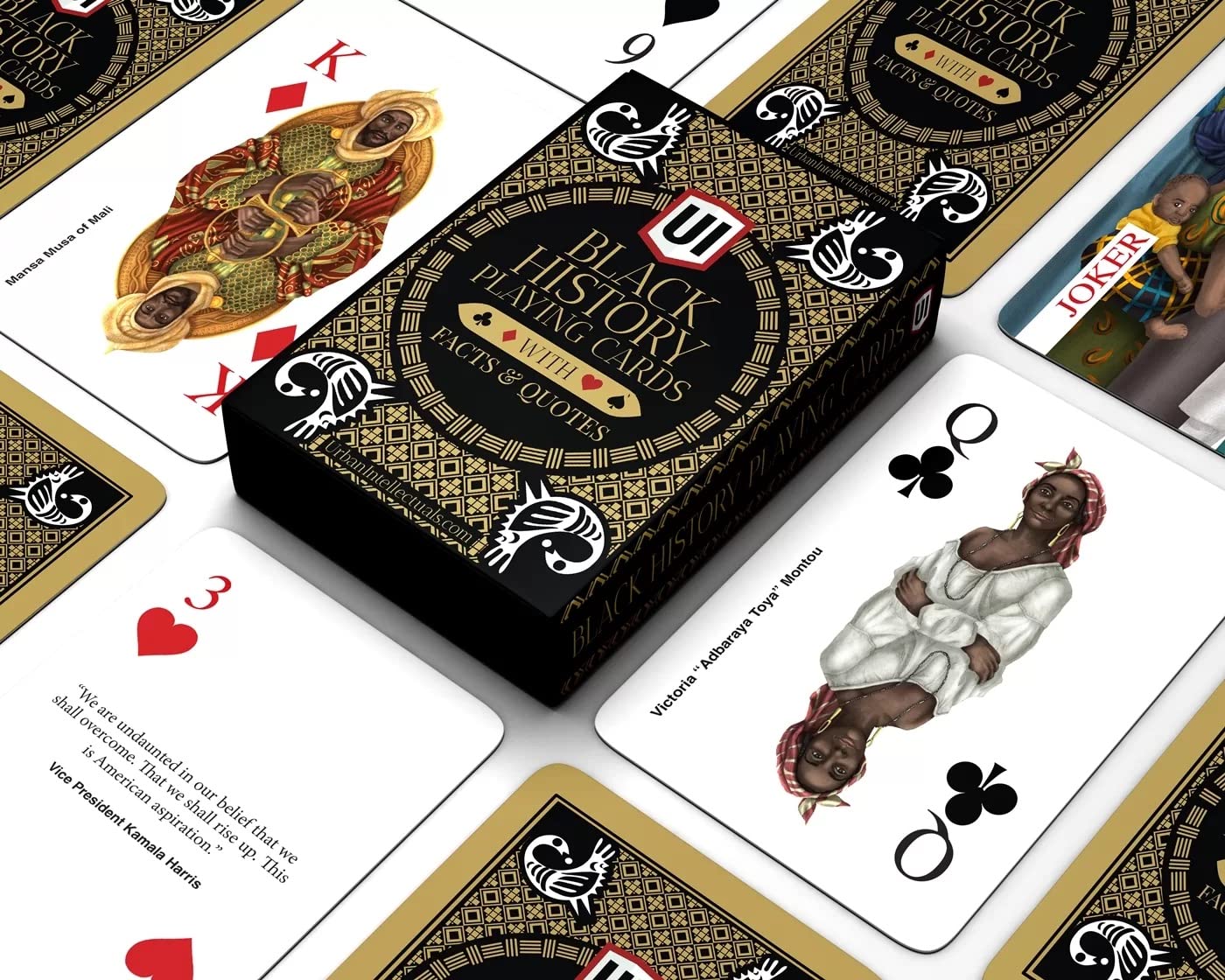 Black People Playing Cards Person Holding Black Ace And King Spades