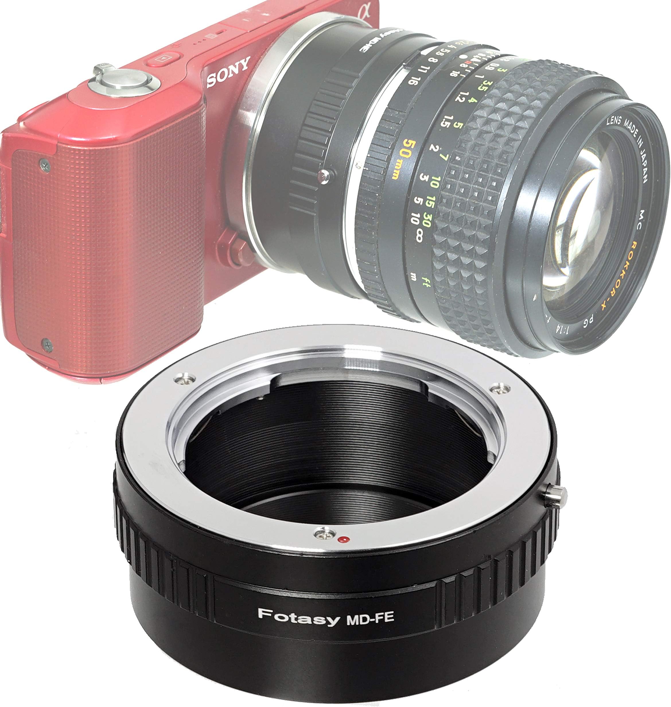 Amazon.com : Foto4easy Minolta MC/MD Mount Lens to Sony E-Mount Adapter ...