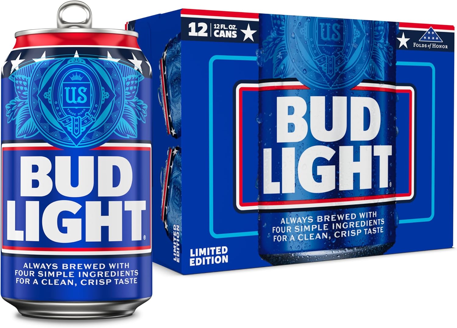 Amazon.com: Bud Light, 12 Pk, 12 Fl Oz Cans, 4.2% Abv : Grocery ...
