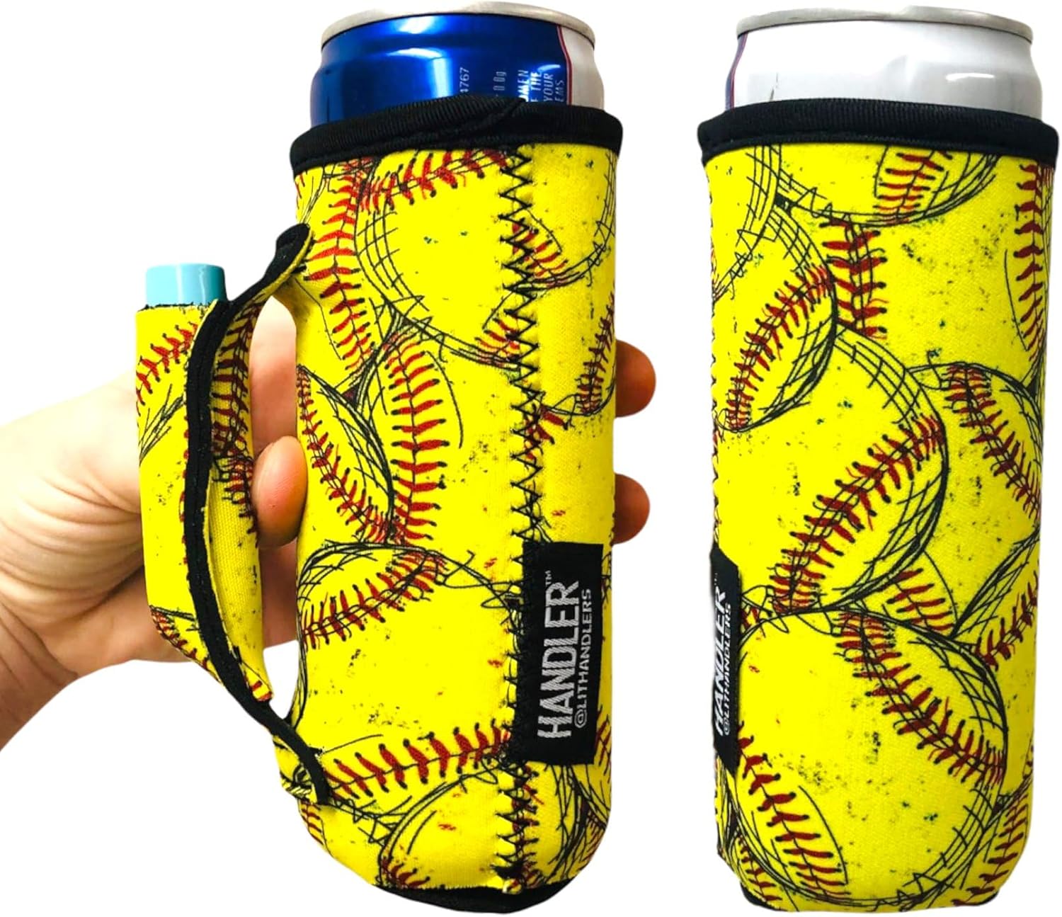 Amazon.com: Lit Handlers Slim Can Holder - 12 oz Tall Can Sleeve for ...