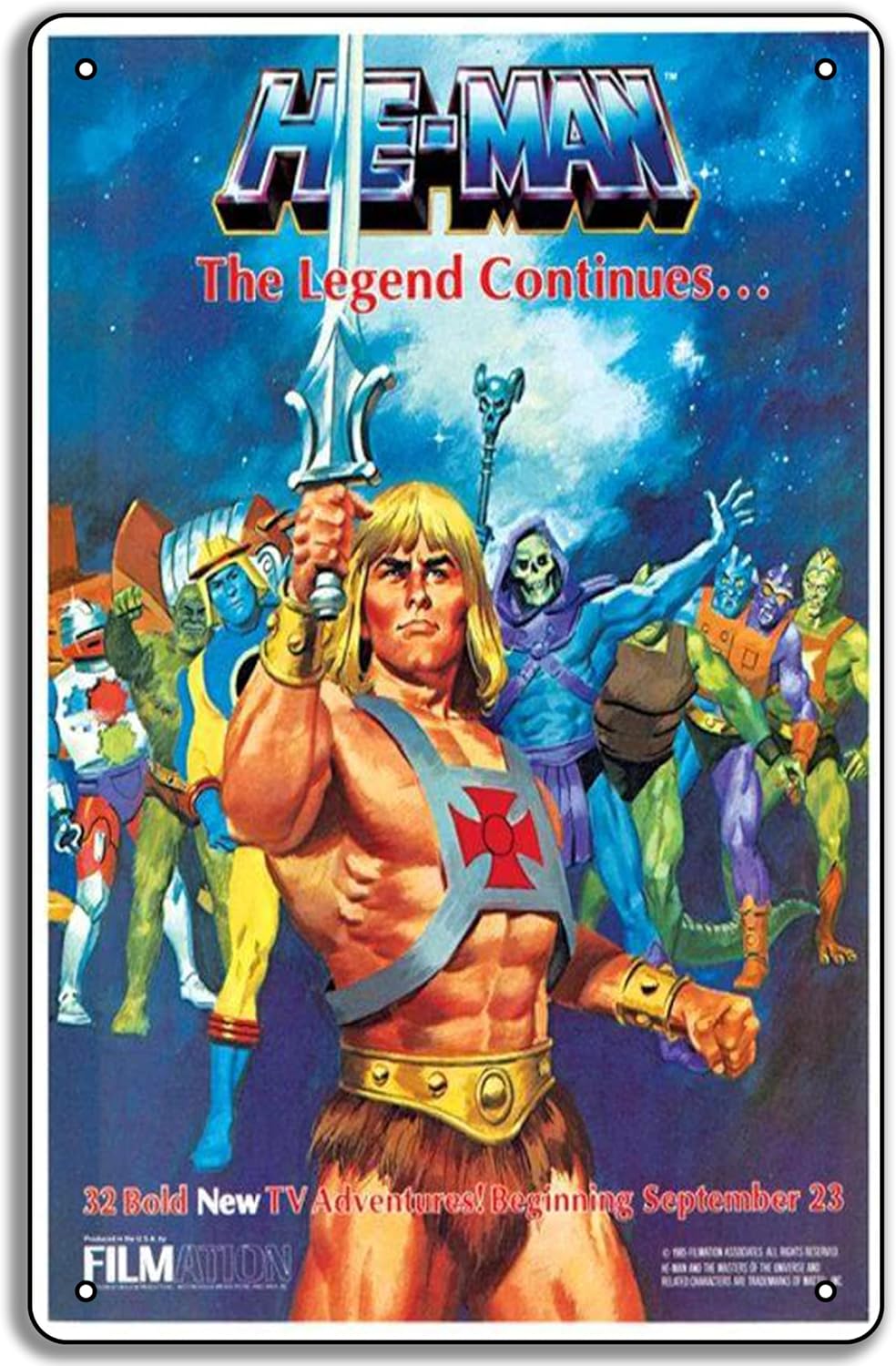Amazon.com: He-Man and the Masters of the Universe Movie (1983) Poster ...