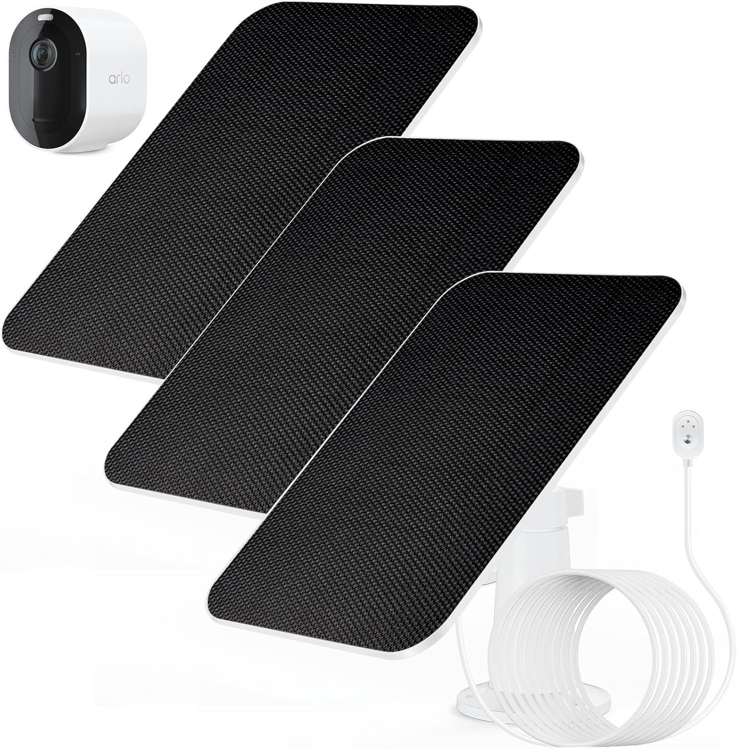 Amazon.com: Arlo Solar Panel Charger - Compatible with Arlo Pro/ Ultra ...