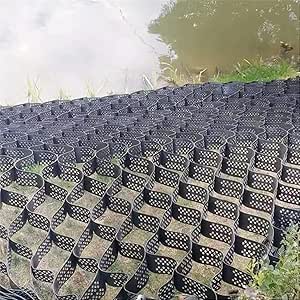 Amazon.com : LXLW geocell ground grid Non Slip Gravel Grid Pavers, 2 ...