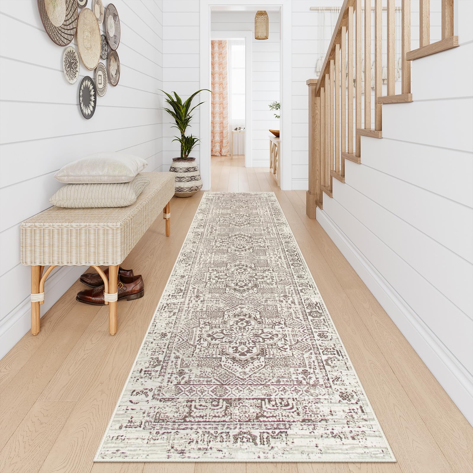 Amazon.com: Lahome Boho Washable Runner Rug Non Slip,2.5x12 Hallway ...