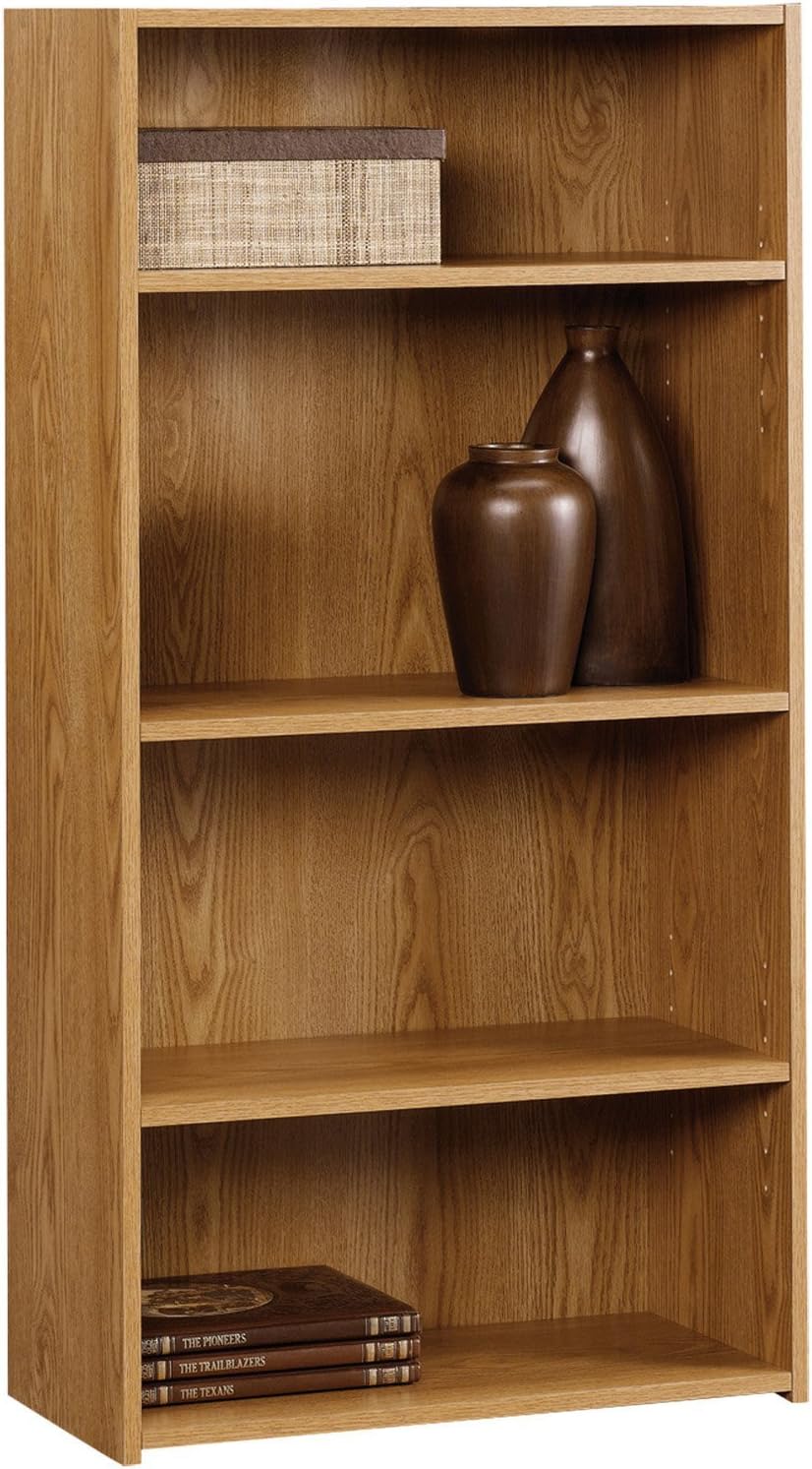 Amazon.com: Beginnings Four Shelf Bookcase Finish: Oregon Oak : Home ...