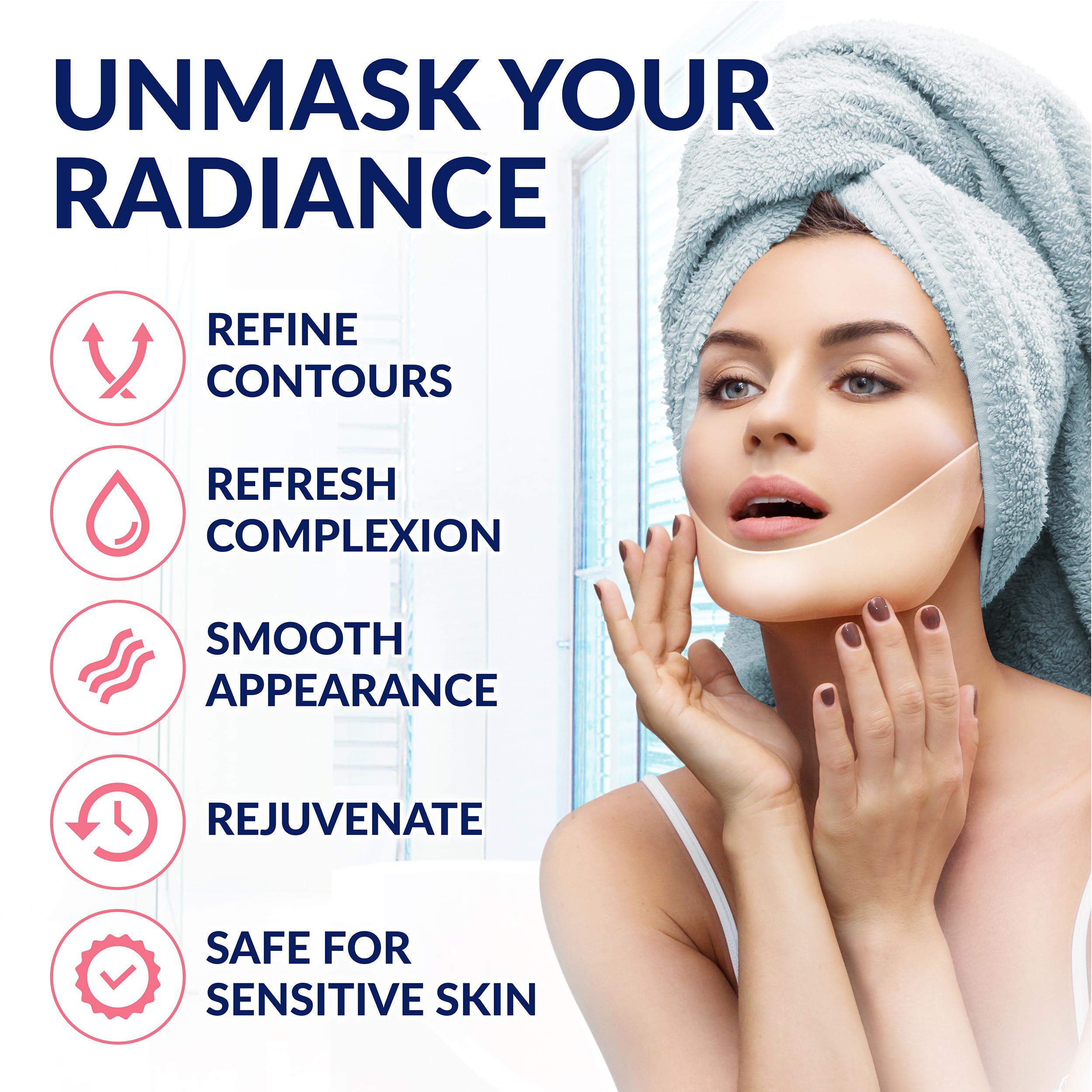 Snapklik.com : Stylia Double Chin Mask - V Line Chin Strap - Toning ...