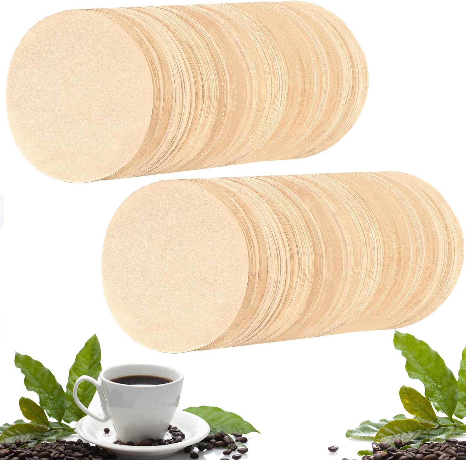 Amazon.com: Coffee Filter Paper 300PCS Replacement Paper Filter Packs ...