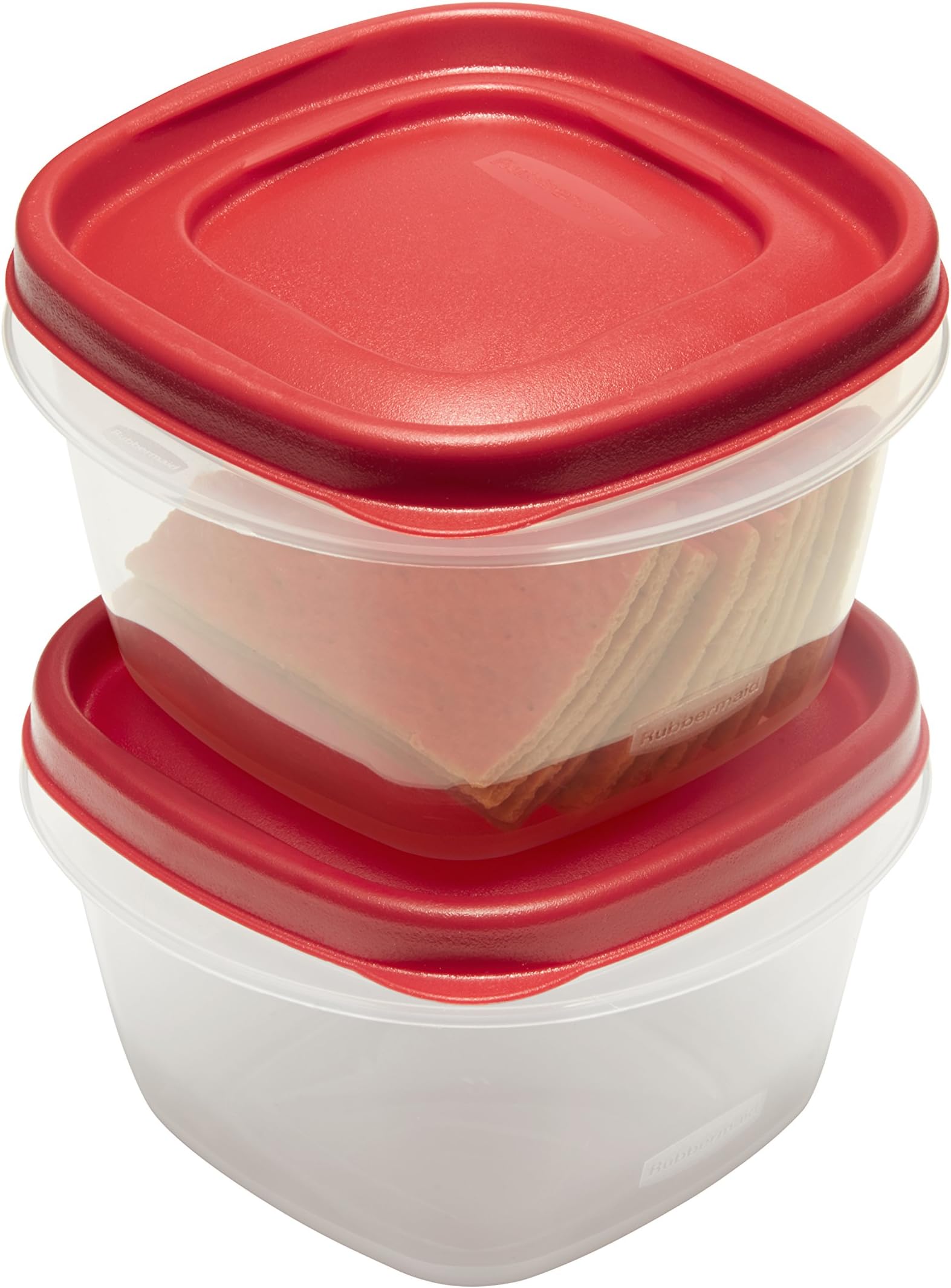 Amazon.com: Rubbermaid TakeAlongs Deep Square Food Storage Containers ...