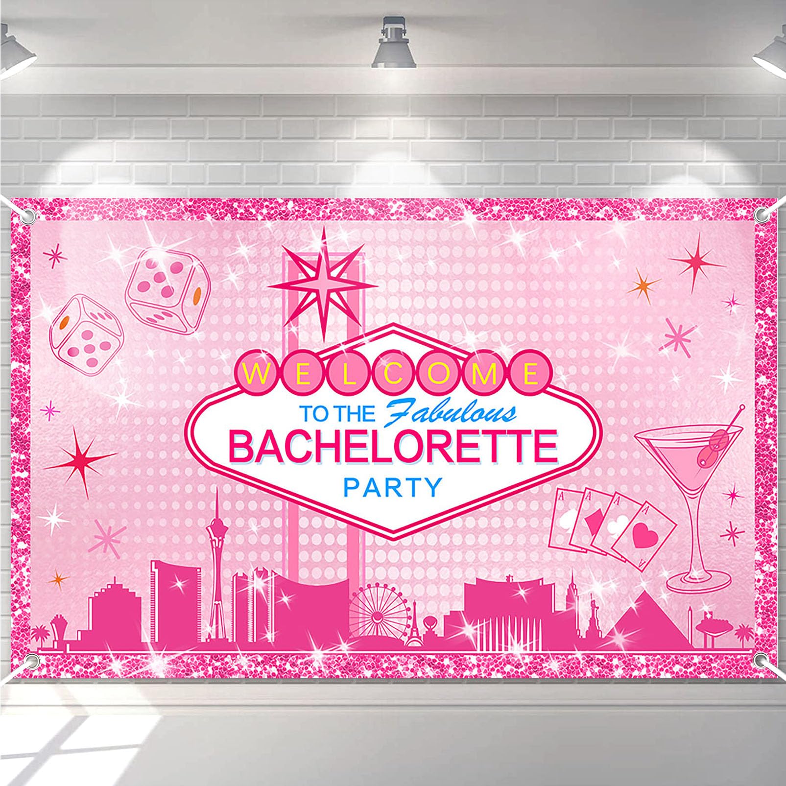 Pink Las Vegas Themed Graphics