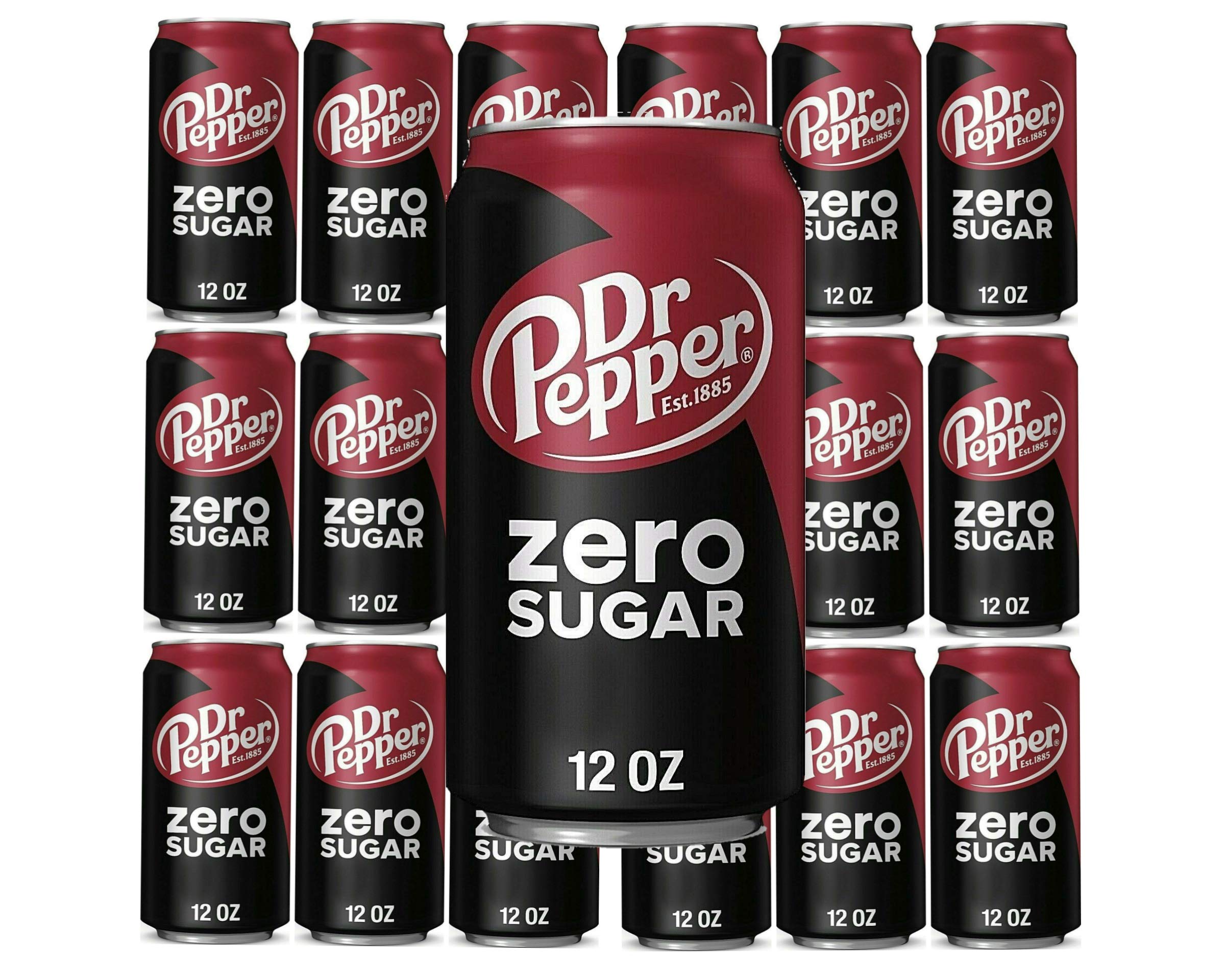 Buy Dr Pepper Zero Sugar 12 Fl Oz 18 Cans Total 216 Fl Oz Online At