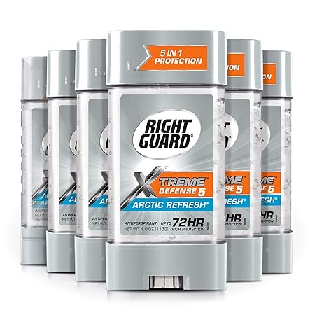 Amazon.com : Right Guard Xtreme Defense Antiperspirant Deodorant Gel ...