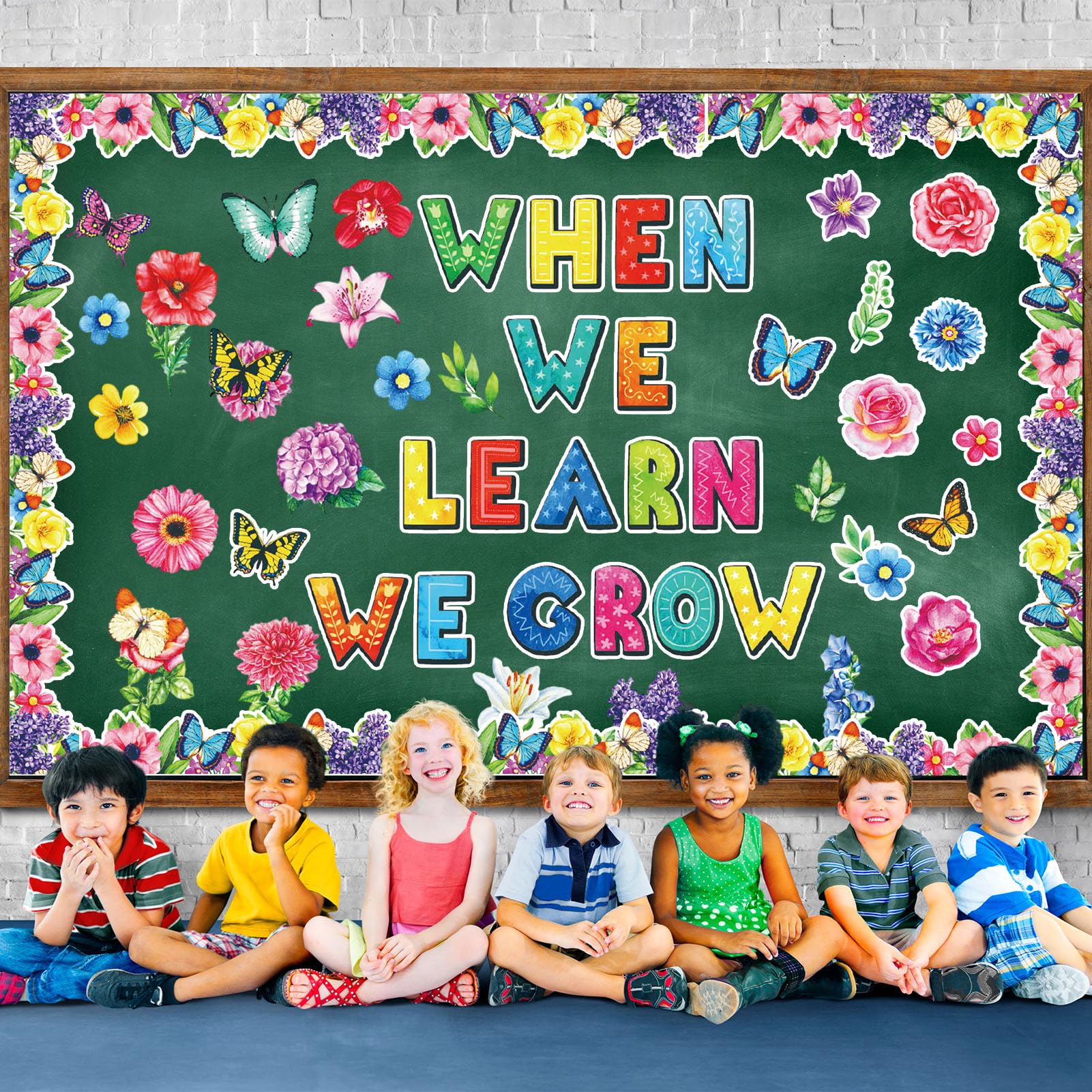 Snapklik.com : 71pcs Classroom Spring Bulletin Board Decorations ...