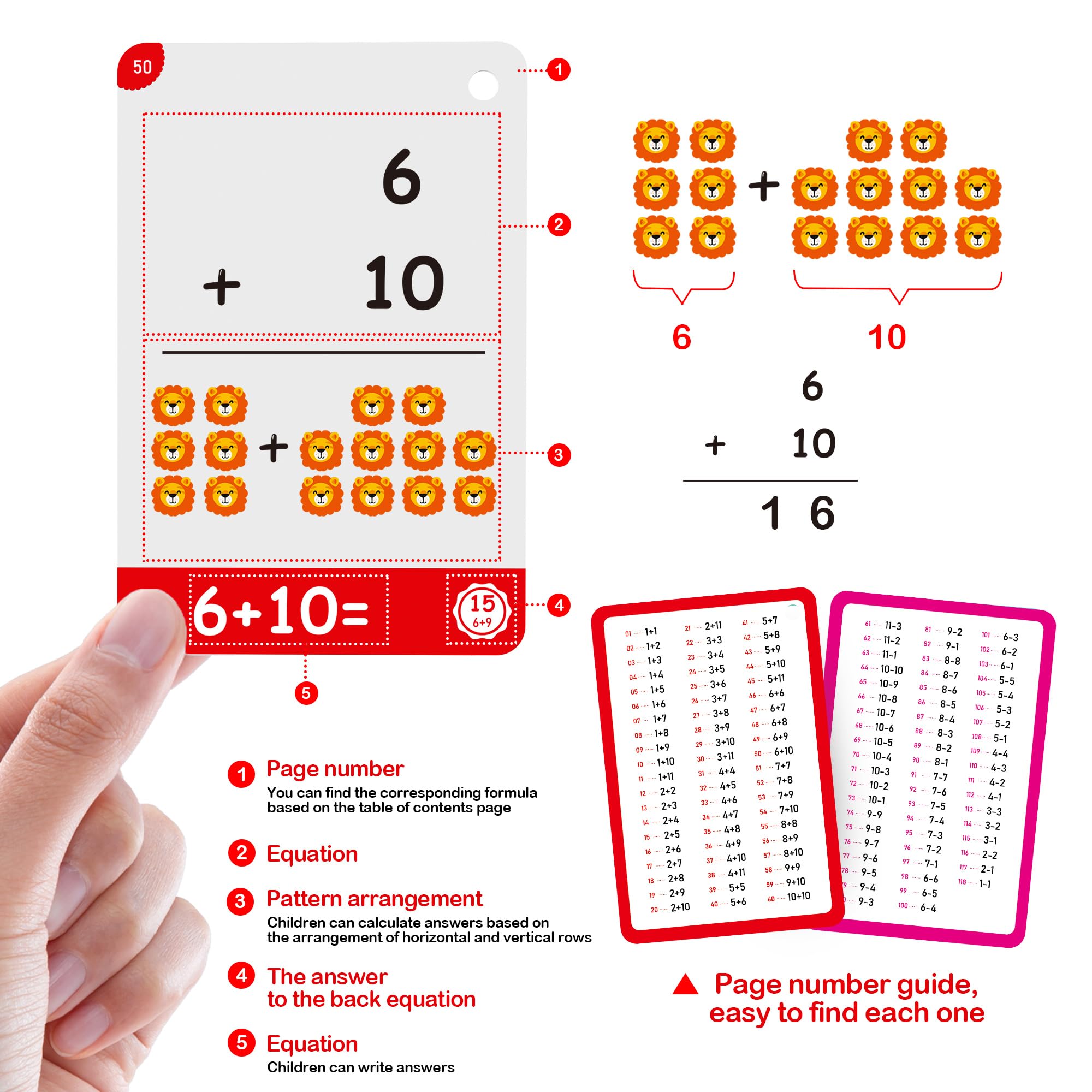 Orchard Toys Times Table Flash Cards Math Flashcards - 56 Addition ...