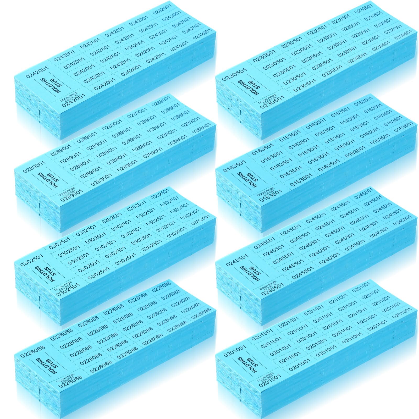 Amazon.com : Kosiz 2000 Sheets Raffle Ticket 25 Bid Chinese Auction ...