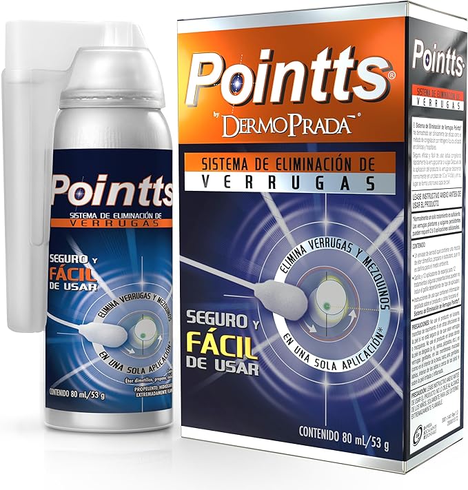 Pointts Sistema en Spray de Eliminación de Verrugas: Quita Verrugas y ...