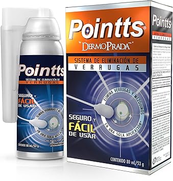 Pointts Sistema en Spray de Eliminación de Verrugas: Quita Verrugas y ...